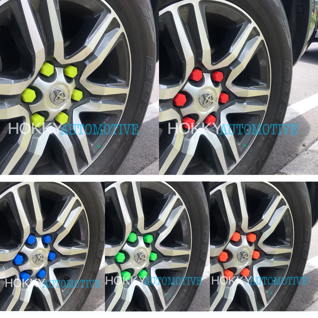 Jual penutup baut roda mobil variasi uk 19mm 21mm / wheel cover hub ...