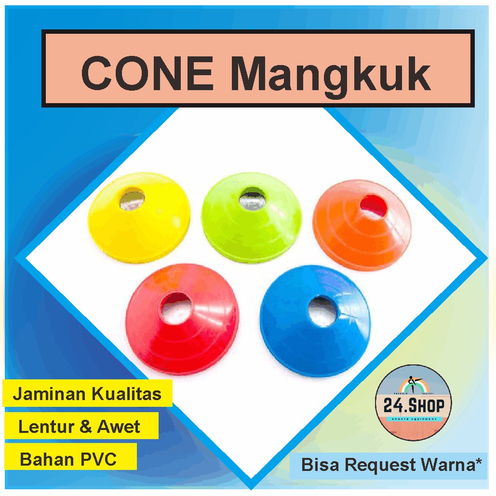 Jual Cone Kun Mangkuk Menara Kerucut Marker Penanda Bola | Shopee Indonesia