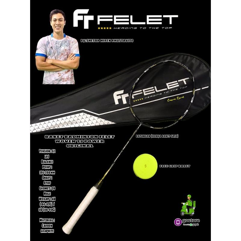 Jual Raket FELET WOVEN TJ POWER | Shopee Indonesia