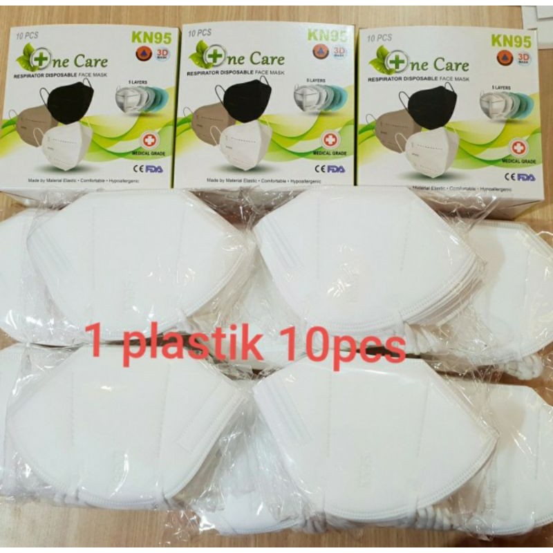 Jual Masker KN95 Putih Masker N95 Masker Earloop satuan | Shopee Indonesia