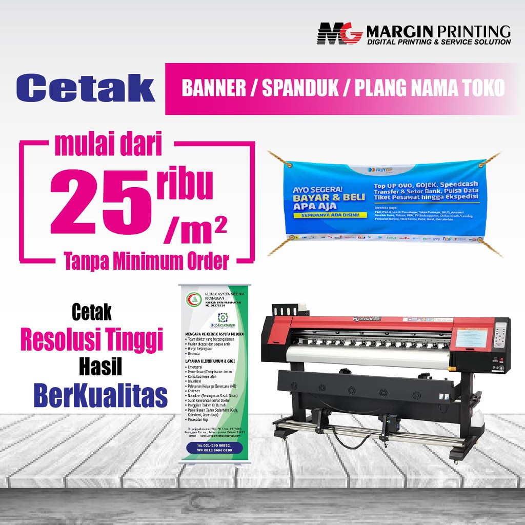 Jual CETAK BANNER SPANDUK MURAH HI-RES | Shopee Indonesia