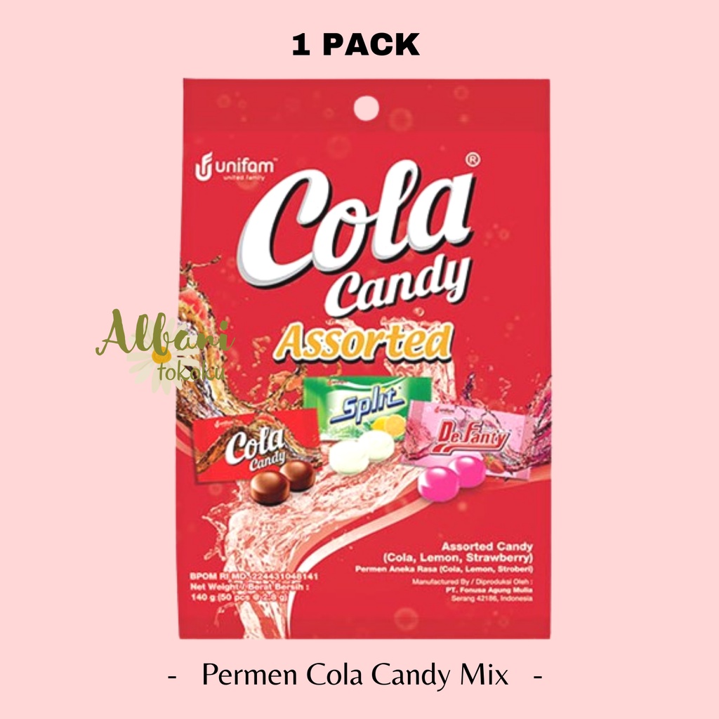 Jual Permen Cola Candy Assorted - Permen Soda Mix - Cola - Split - De ...