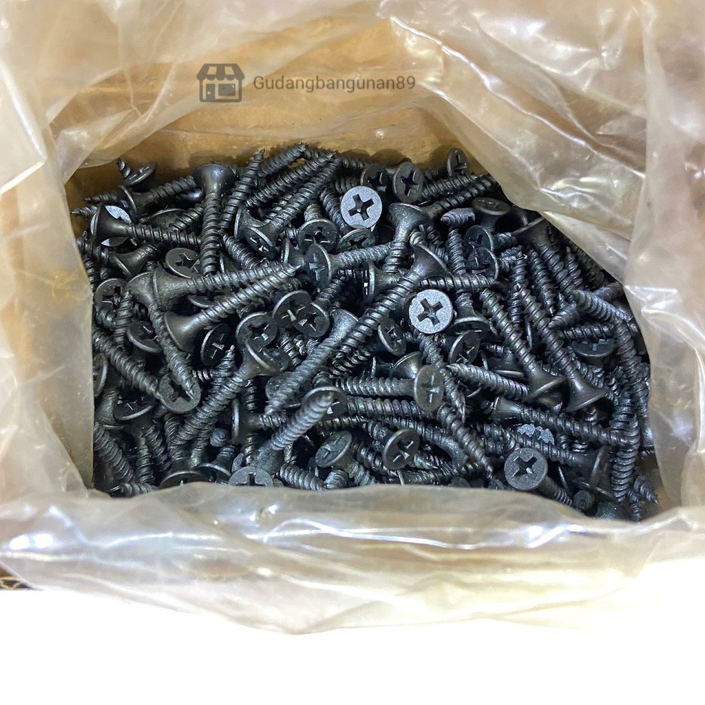 Jual Skrup Gypsum 6 x 1 in Drywall Screw/Sekrup Gipsum Baut Gypsum Per KG Per Kotak 6 x 1 6 x 1 ...