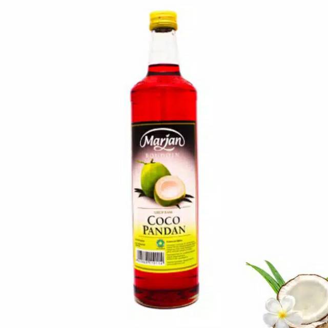 Jual Sirup Marjan Coco Pandan 460ml / Marjan Syrup Coco Pandan ...