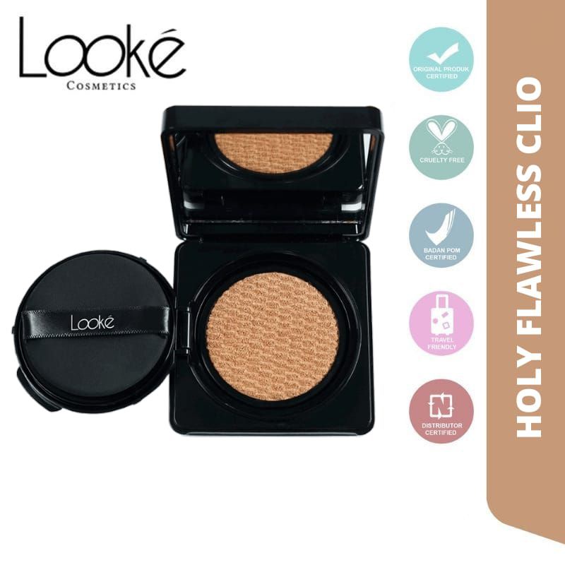 Jual LOOKE Holy Flawless BB Cushion CLIO | Shopee Indonesia