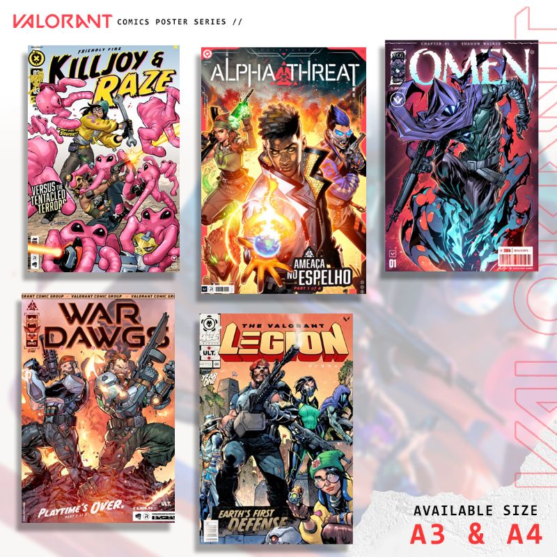 Jual Valorant Comics Series Poster | Shopee Indonesia