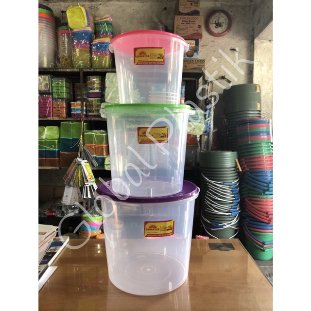 Jual Toples Sealware Plastik Kerupuk Peyek Keripik Serbaguna 5 liter, 10 liter, 16 liter ...