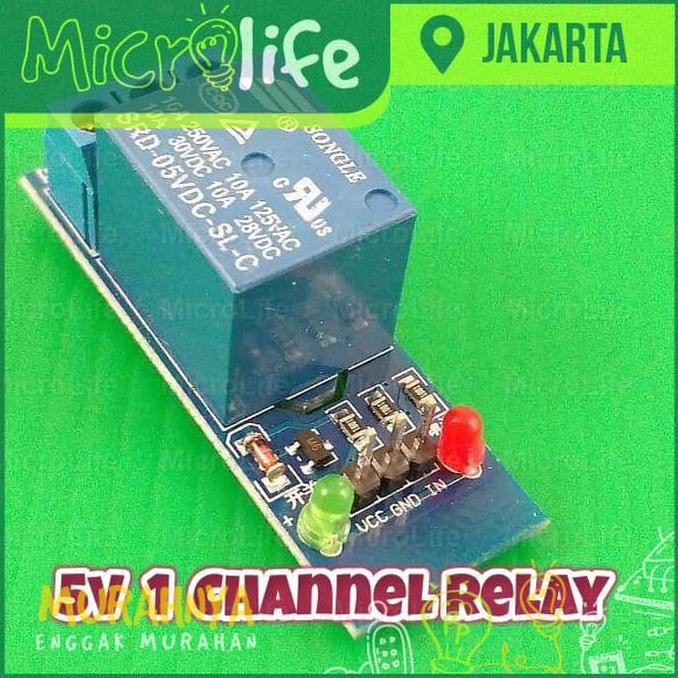 Jual Murah! 5V 1 Channel Relay Module Arduino Raspberry Pi | Shopee ...