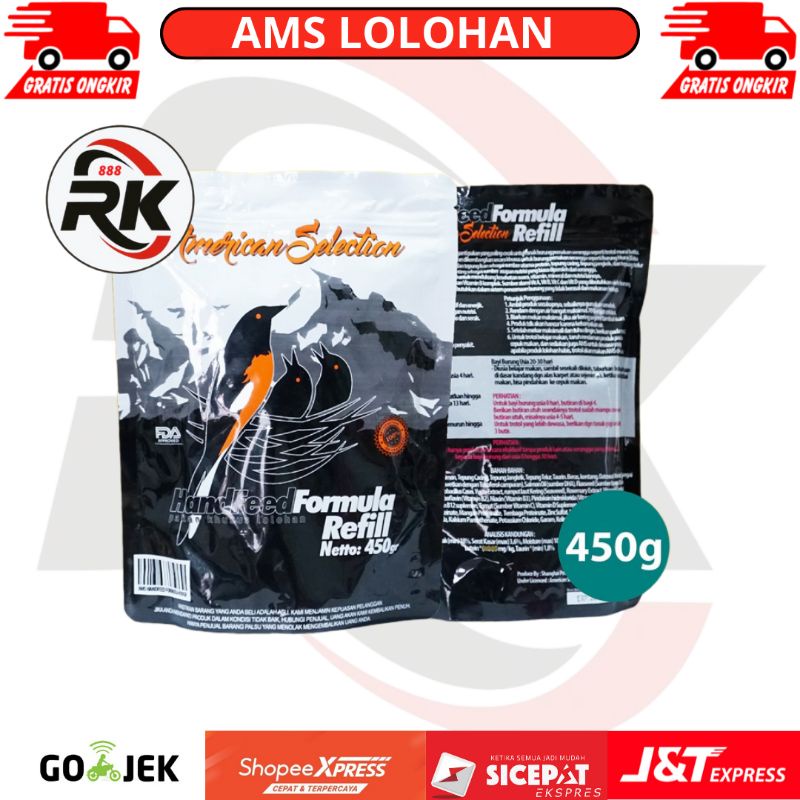 Jual AMS AMERICAN SELECTION HANDFEED FORMULA 450 GRAM | Shopee Indonesia