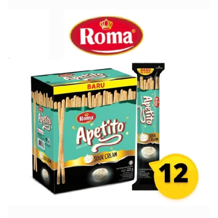 Jual Roma Apetito Biskuit Stik / APETITO / Biscuit Stick Tomato BBQ ...