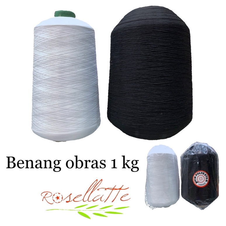 Jual Benang Obras Roll 1 kg | Shopee Indonesia