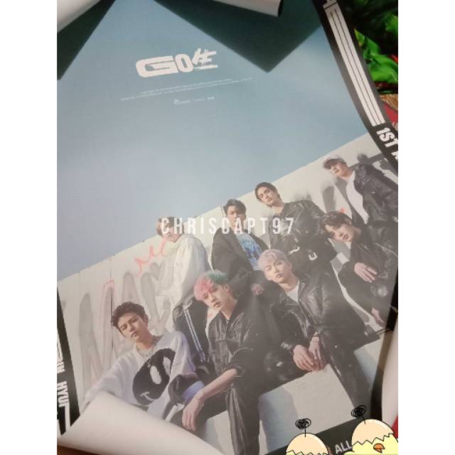 Jual POSTER + SECRET CARD MESSAGE Album Stray Kids GOLIVE GOSAENG GO ...