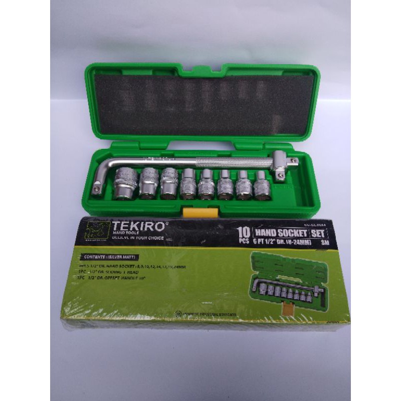 Jual TERMURAH BISA COD !!! KUNCI SOK TEKIRO 8-32 MM 24 PCS BOX PLASTIK / SOK SET TEKIRO 8-32 MM ...