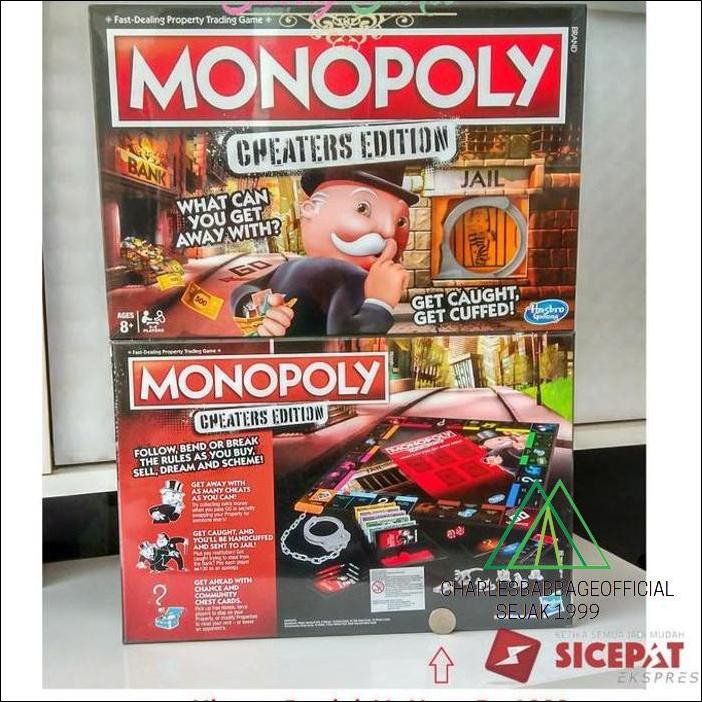 Jual Mainan Anak Monopoly Cheaters Edition Monopoli | Shopee Indonesia