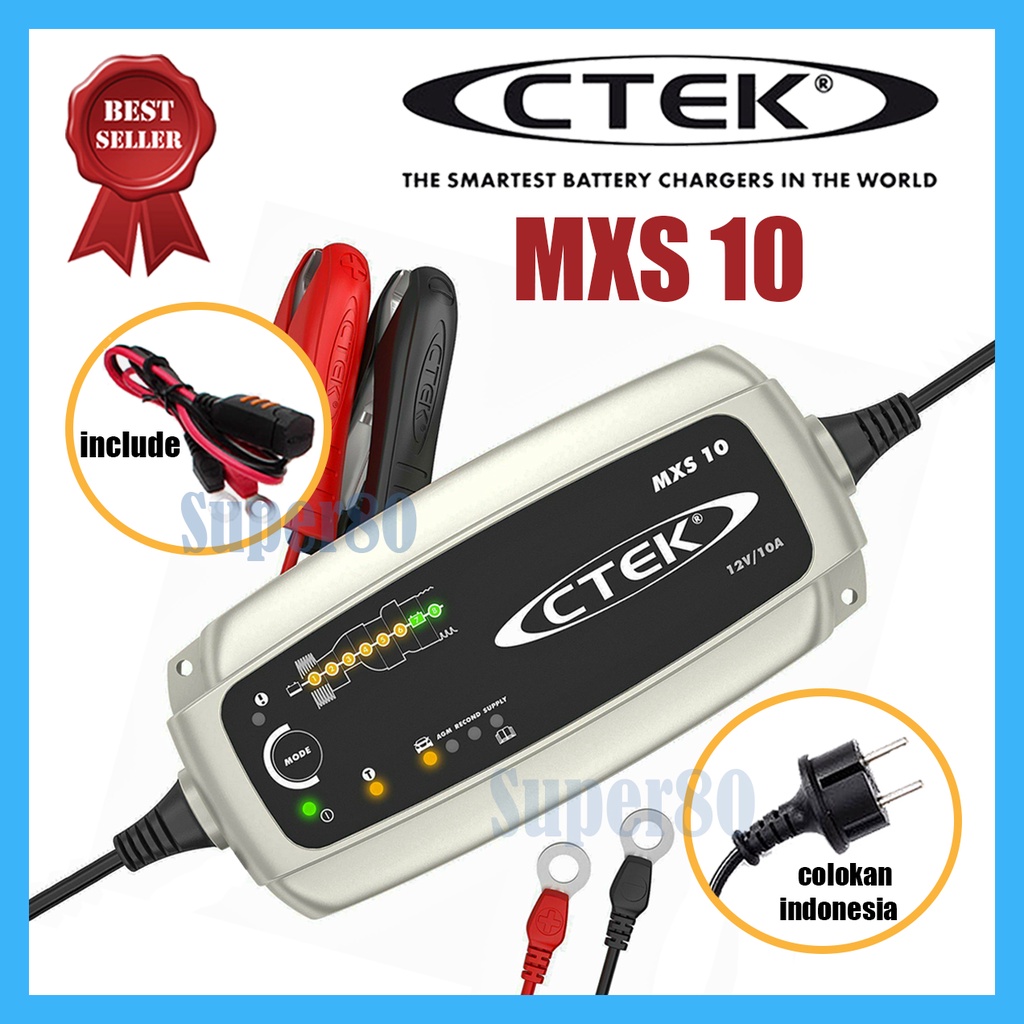Jual CTEK MXS 10 Smart Pro Batter Charger Car Mobil Accu Aki MXS10 ...