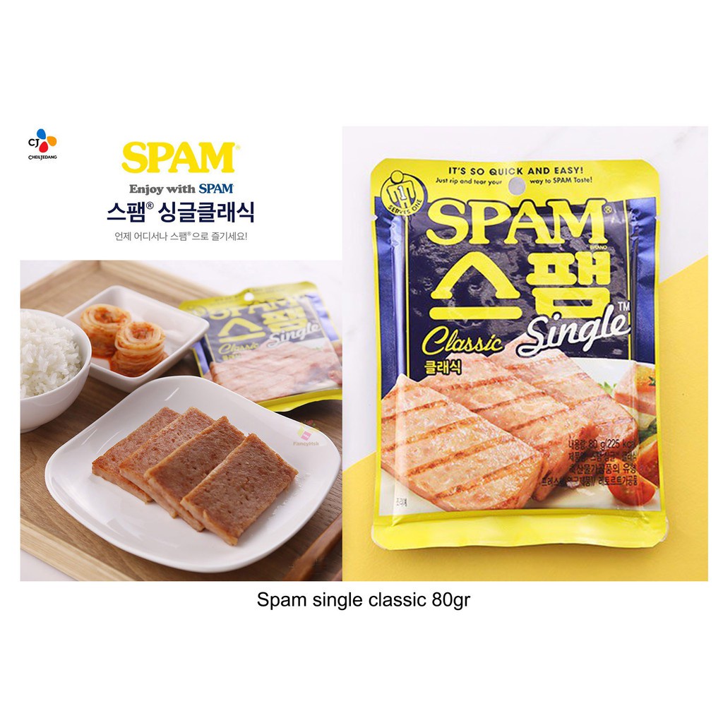 Jual ORI KOREA SPAM SINGLE CLASSIC 80GR | Shopee Indonesia