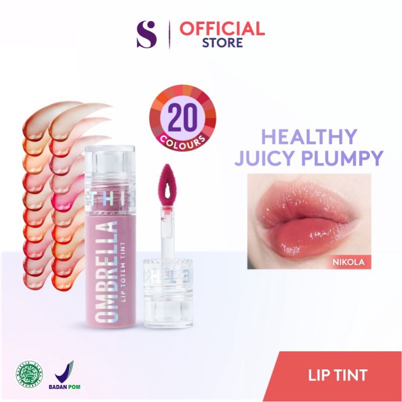 Jual SOMETHINC OMBRELLA LIP TOTEM TINT (HEALTHY JUICY PLUMPY LIPS) | Shopee Indonesia