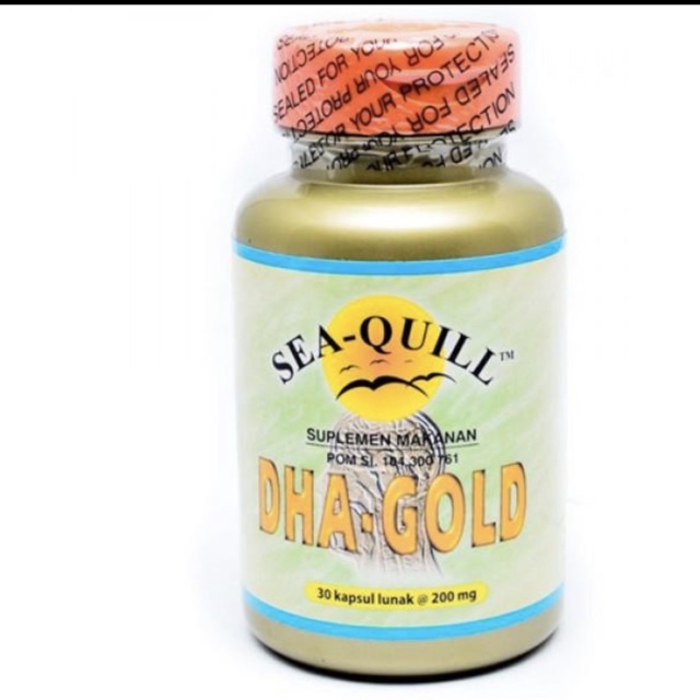 Jual Sea Quill DHA GOLD - 30 softgel | Shopee Indonesia