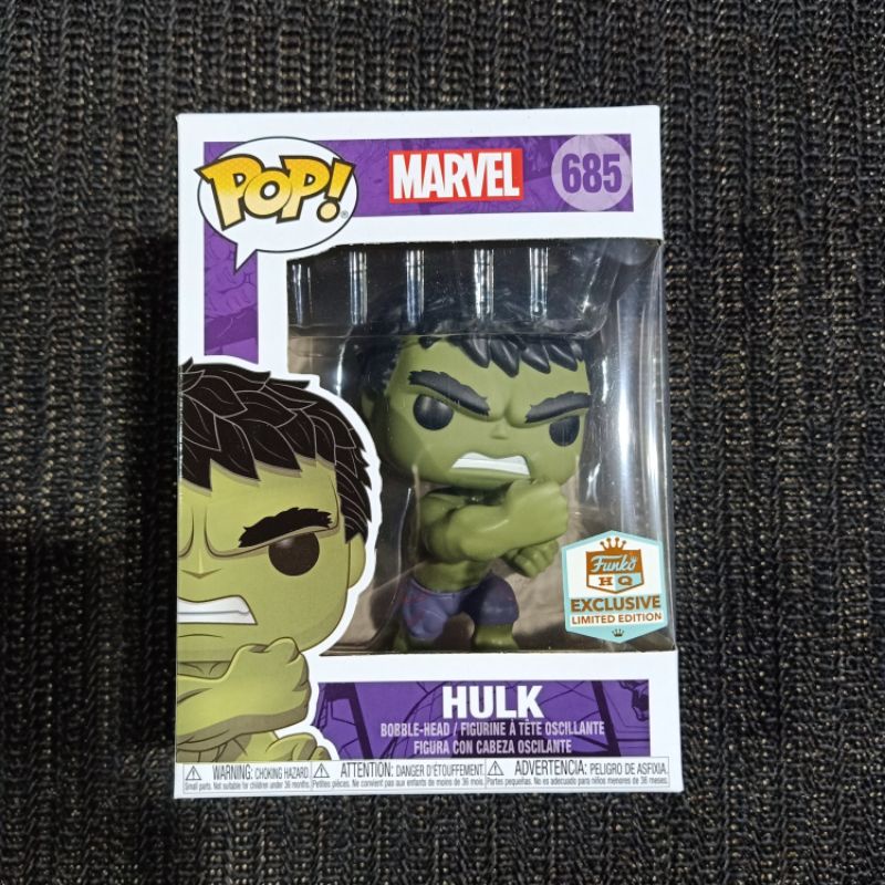 Jual Funko Pop! MARVEL: HULK #685 (Funko HQ Exclusive) | Shopee Indonesia
