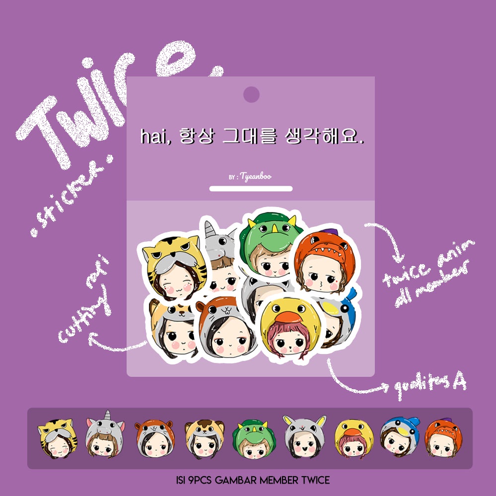 Jual Stiker Twice animals | Shopee Indonesia