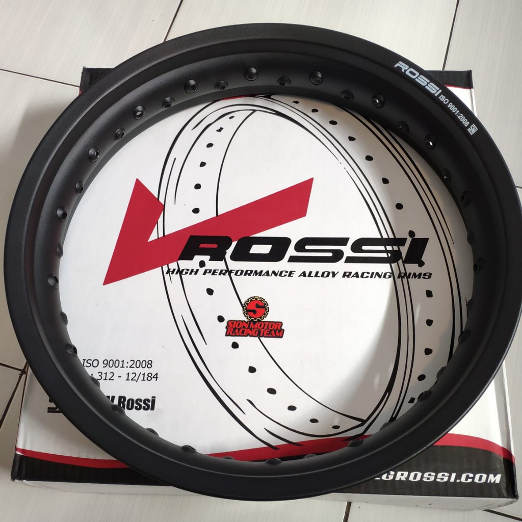 Jual Rim Allor / Velg Alumunium V Rossi 300x17 Hitam Doff 36Hole ...
