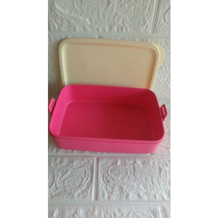 Jual Kotak bekal TUPPERWARE SECOND (ukuran 900ml) | Shopee Indonesia