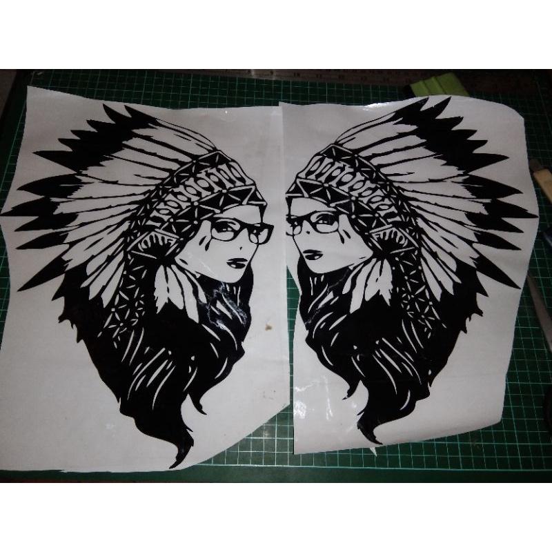 Jual stiker apache bali dayak indian | Shopee Indonesia