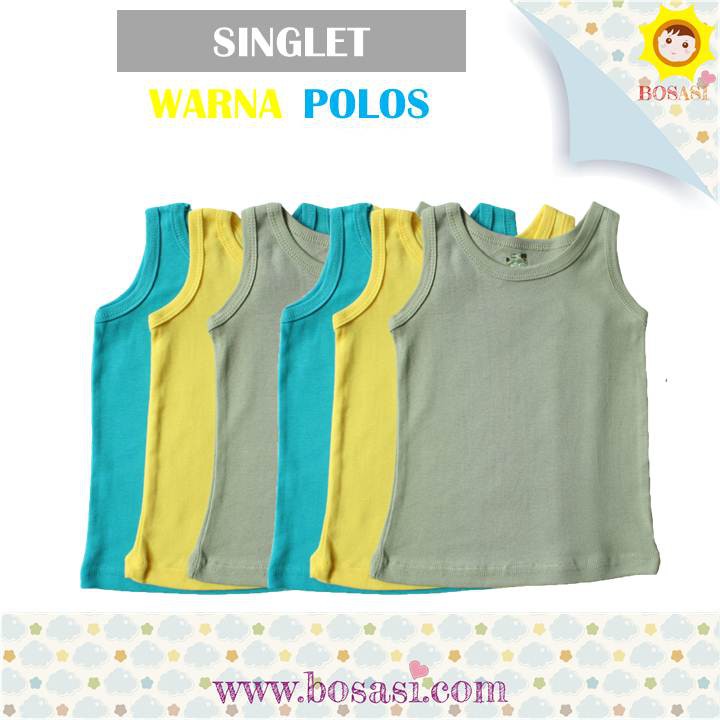 Jual NEW KAZEL SINGLET POLOS WARNA / POLOS PUTIH ( ISI 6 PCS ) | Shopee Indonesia