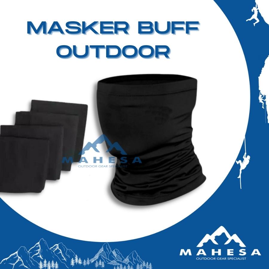 Jual Masker Baff Hitam Polos Multifungsi Pria Wanita Pendaki | Shopee ...
