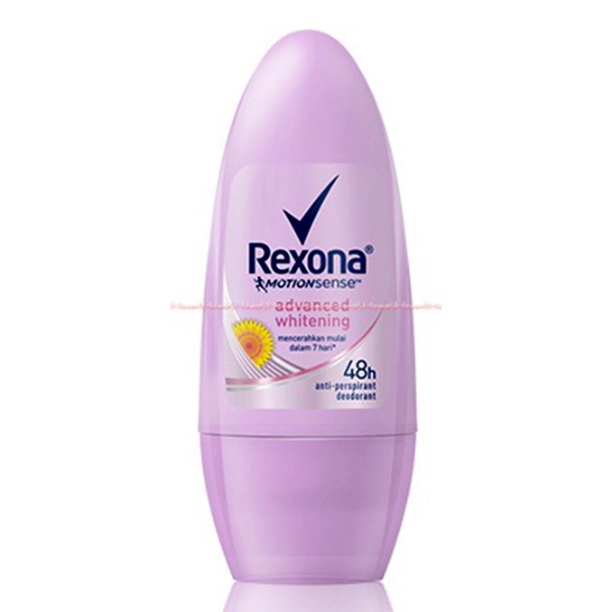 Jual Rexona Deodorant Advanced Whitening / brightening 45ml | Shopee ...