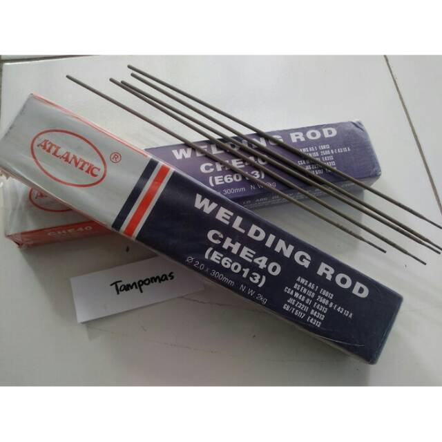 Jual Kawat Las 2mm x 300mm Weiding Rod Atlantic Satuan | Shopee Indonesia
