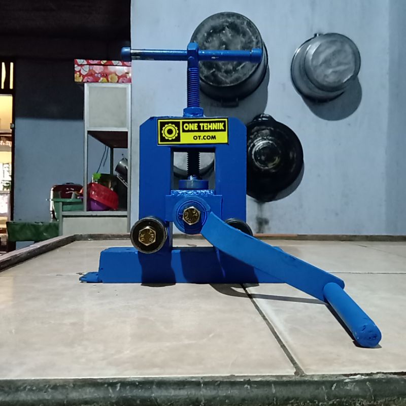 Jual Alat roll mini manual,roll pembuat besi lingkaran, roll plat strip ...