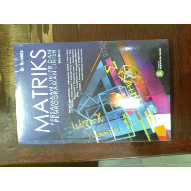 Jual Matriks Persamaan Linear dan Pemrograman Linear | Shopee Indonesia