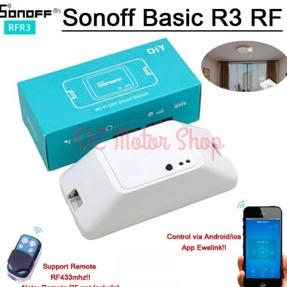 Jual SONOFF BASIC RF R3 / RFR3 SAKLAR WIFI DAN RF SMART HOME DIY SWITCH ...