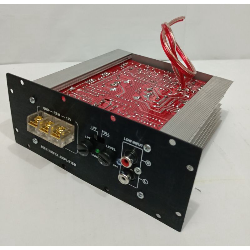 Jual kit modul subwoofer aktif 12 volt kit bastube aktive monoblock ...