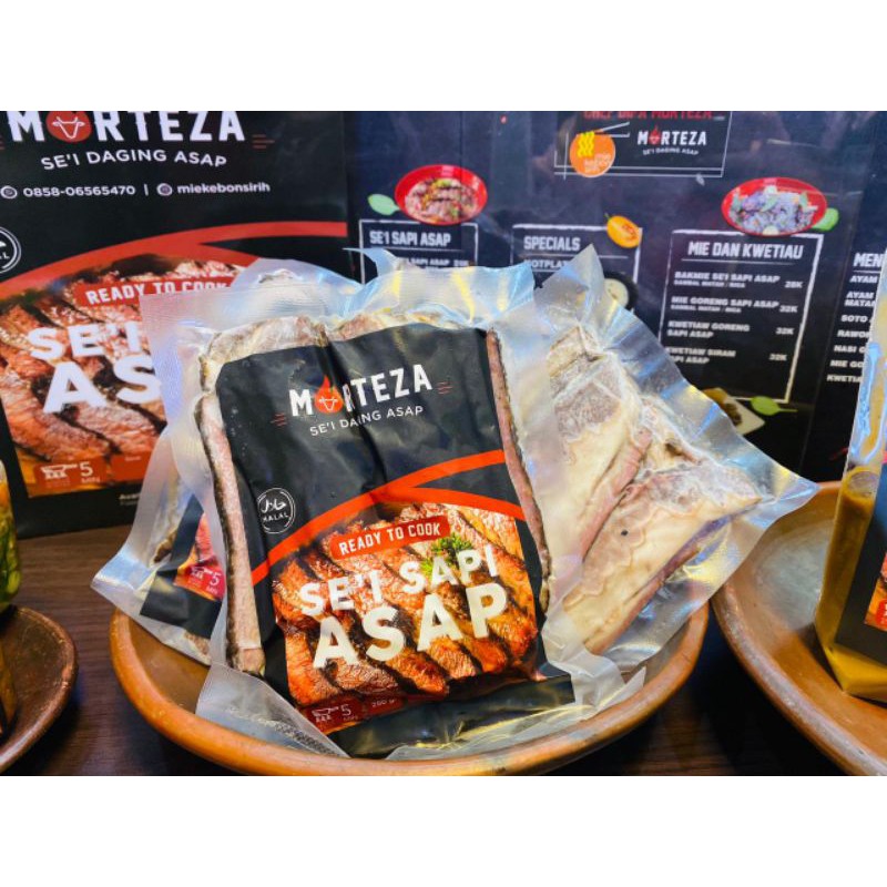 Jual Sei Sapi Asap Morteza - BRISKET 250gram | Shopee Indonesia
