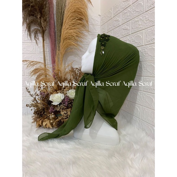 Jual Hijab Segi Empat Bunga/segi empat bando bunga/S4 bella square ...