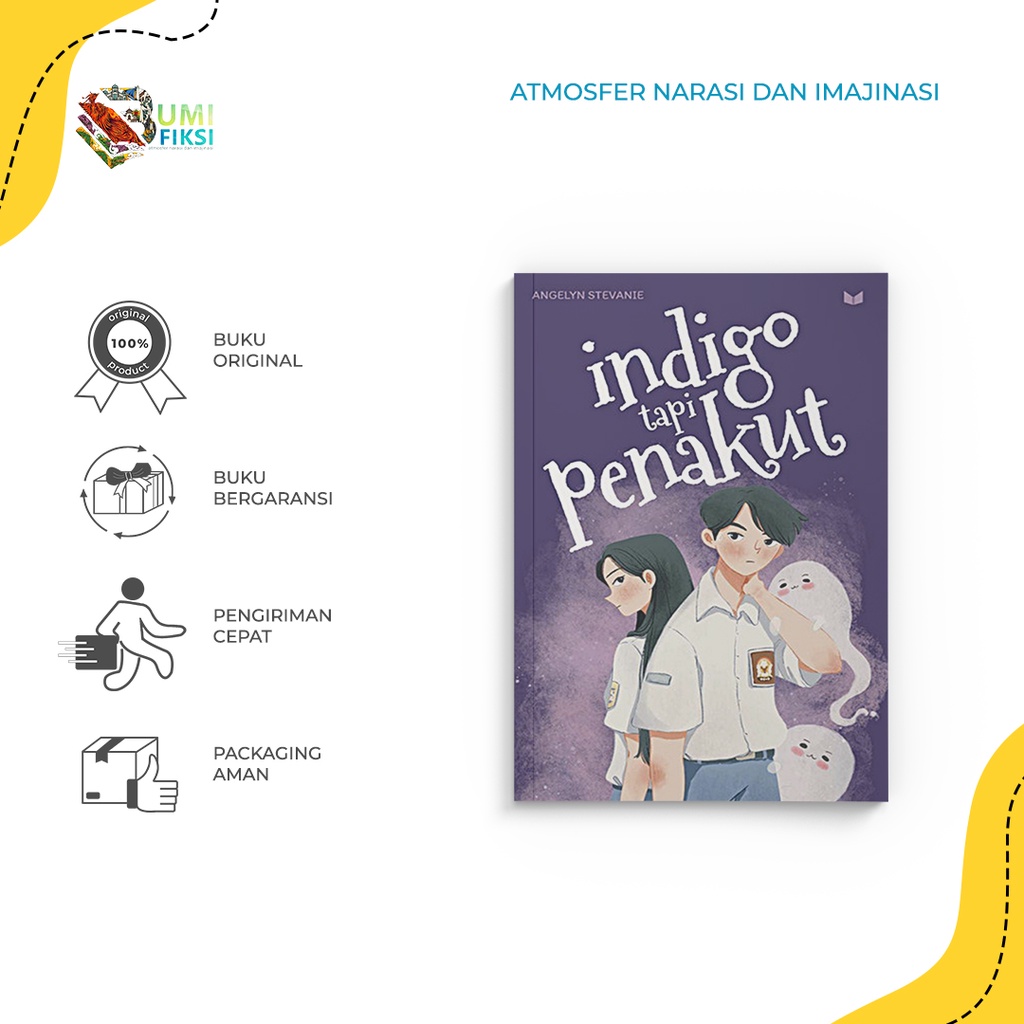 Jual Buku Novel - Indigo Tapi Penakut - Angelyn Stevanie - Mediakita ...