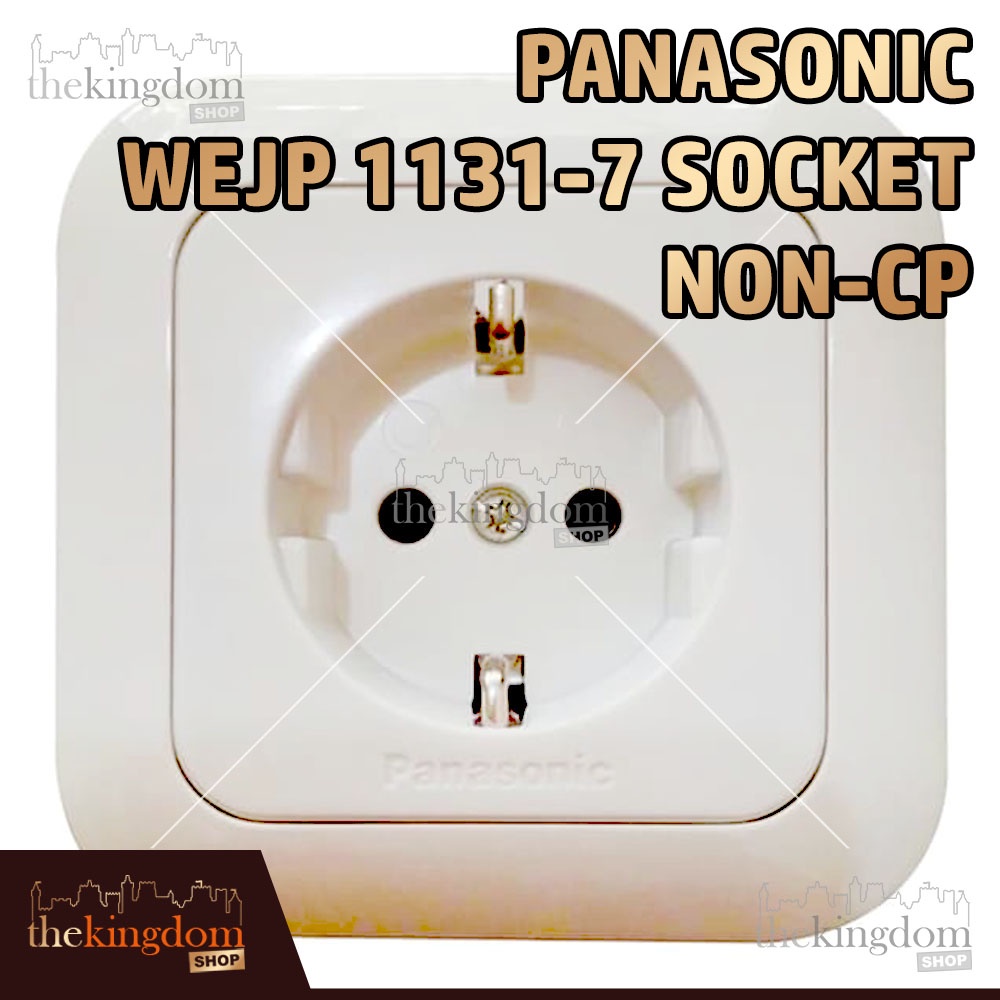 Jual Panasonic WEJP 1131-7 Socket Stop Kontak Non CP Protection ...