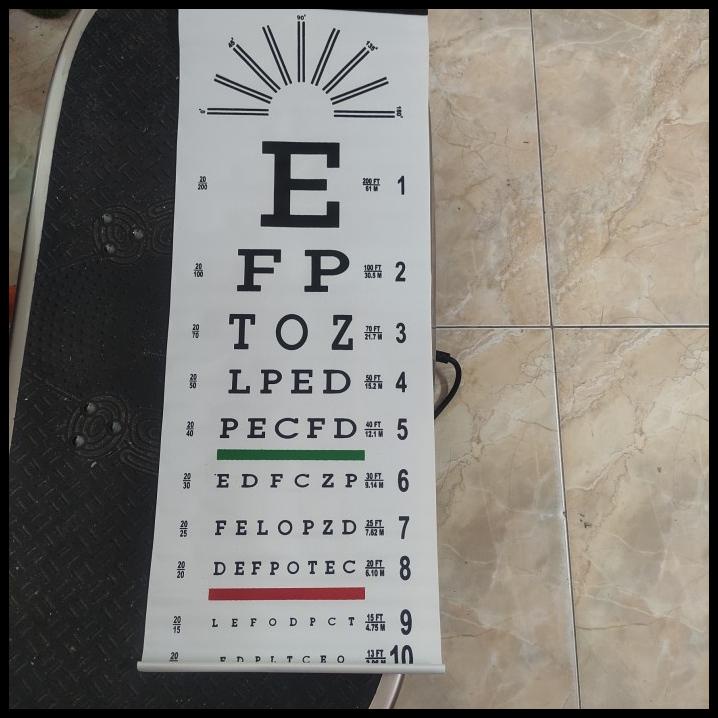 Jual Snellen Chart Tes Mata | Shopee Indonesia