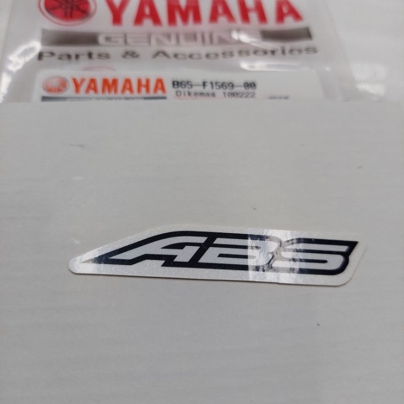 Jual Logo stiker abs aerox original yamaha B65 F1569 00 | Shopee Indonesia