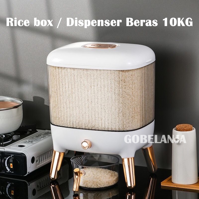 Jual Tempat Beras /Dispenser Beras / Rice box / Penyimpanan Beras ...