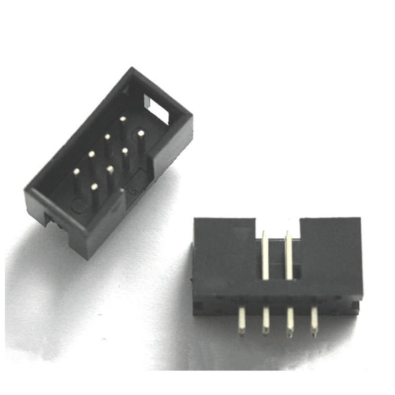 Jual DC3-8P Socket IDC Male Lurus 8P 8 Pin 2x4 2.54mm Box Header JTAG ...