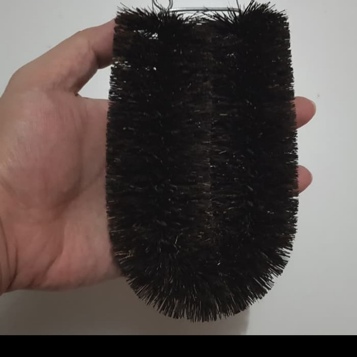 Jual Sikat Serabut- Lantai Ijuk Oval - Asli HITAM- Sikat Sabut Kelapa ...