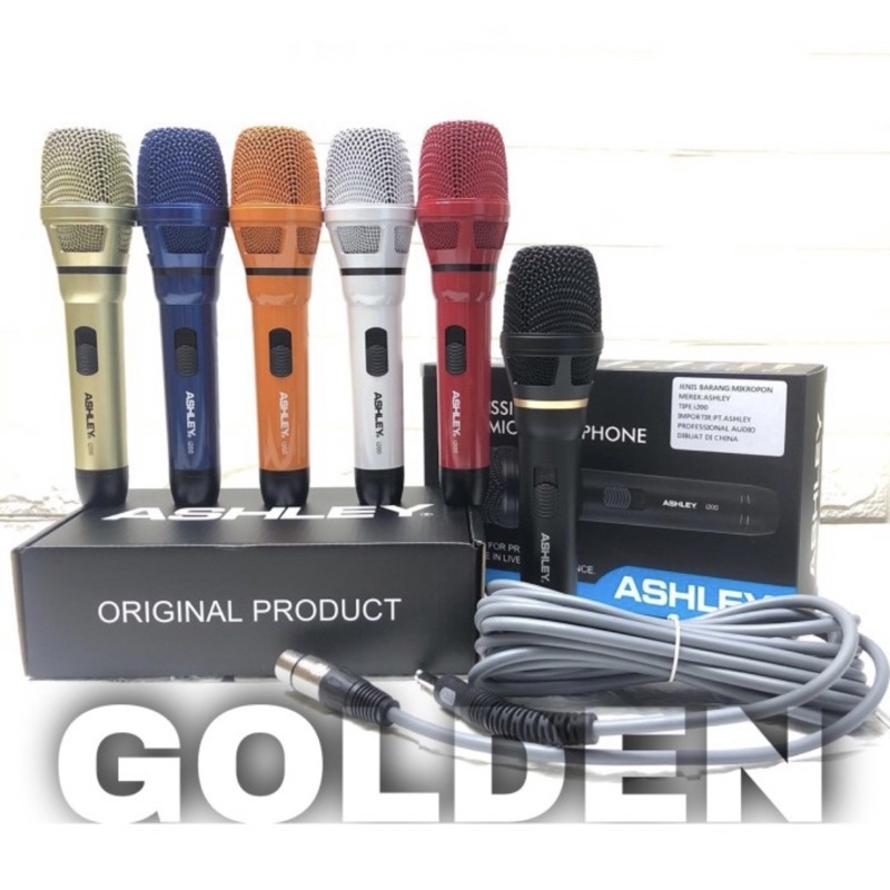 Jual Mic Kabel Ashley i200 Original Product Ashley Super 9 | Shopee ...