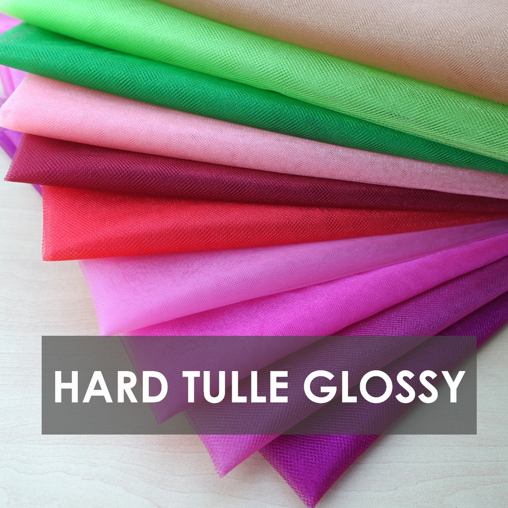 Jual Kain Tulle - Kain Hard Tulle Glossy | Shopee Indonesia