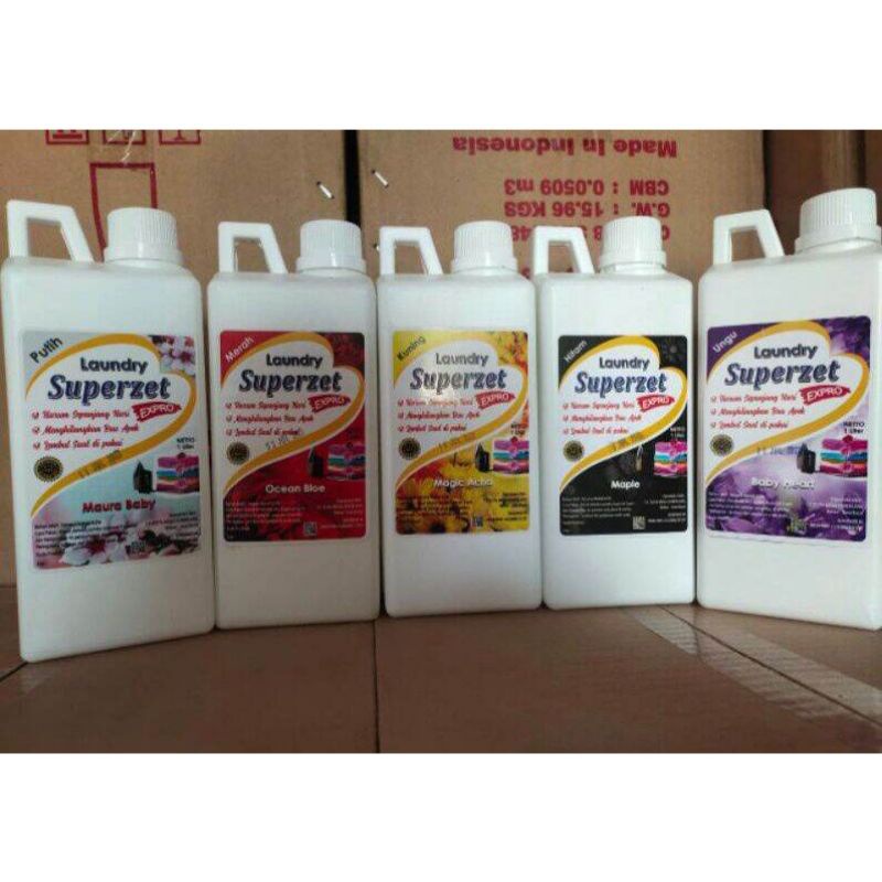 Jual Superzet Pelicin dan Pengharum Setrika 1 Liter | Shopee Indonesia