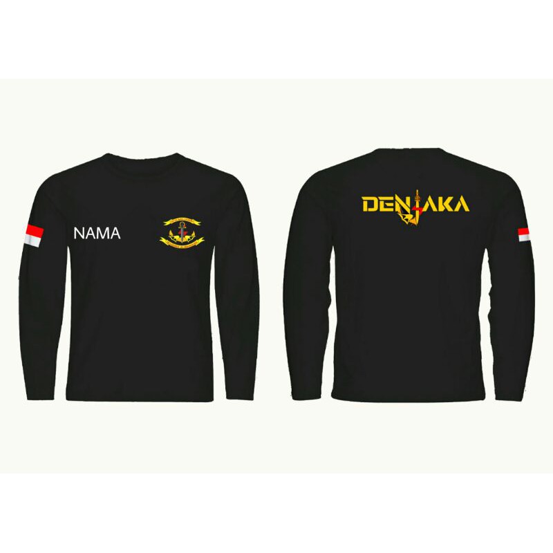 Jual Kaos Pria Dewasa DENJAKA / Detasemen Jalamangkara Lengan Panjang ...