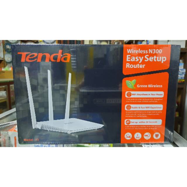 Jual TENDA F3 300Mbps Wireless N Router | Shopee Indonesia