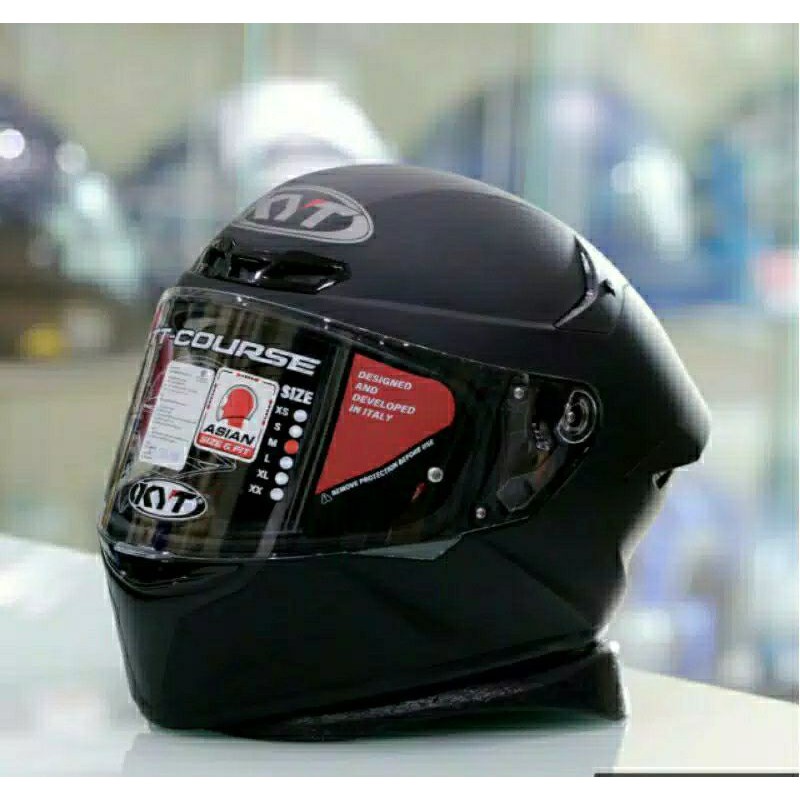 Jual KYT TT-COURSE POLOS HITAM DOFF | Shopee Indonesia